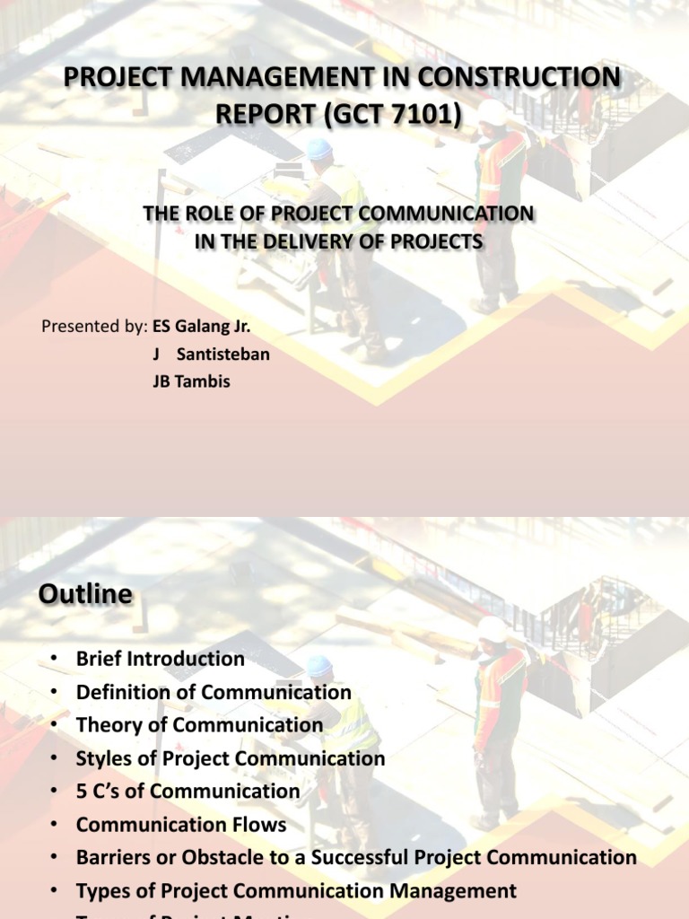 The Role of Project Communication | PDF | Communication | Information