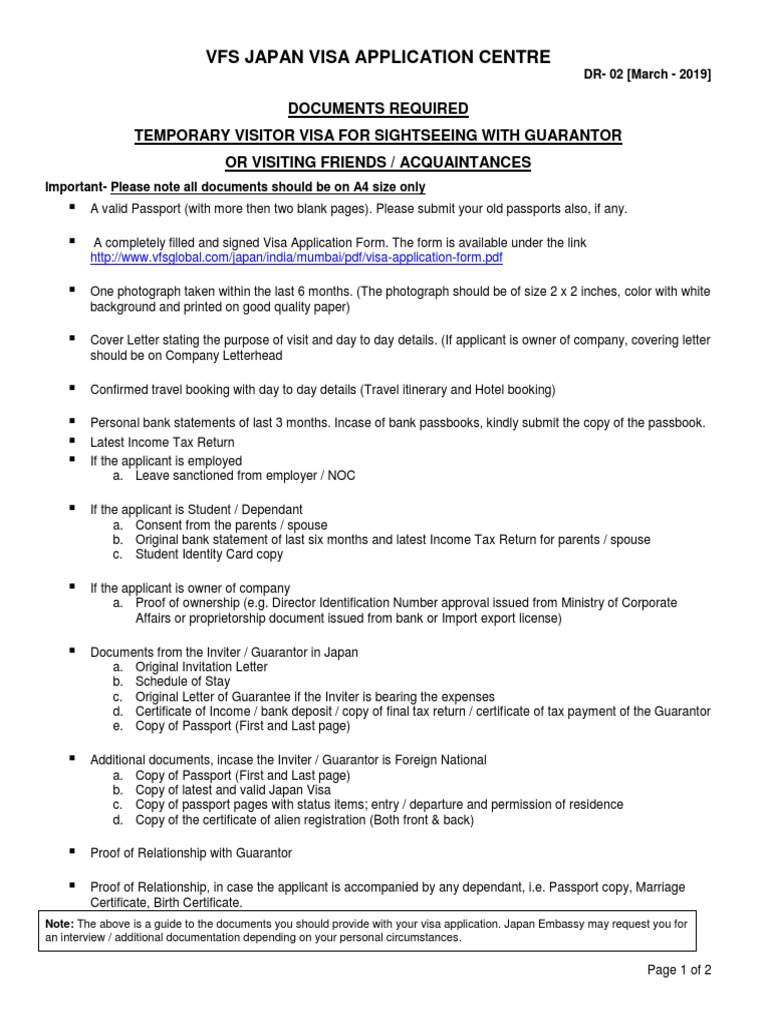 Vfs Japan Visa Application Centre | PDF | Travel Visa | Passport