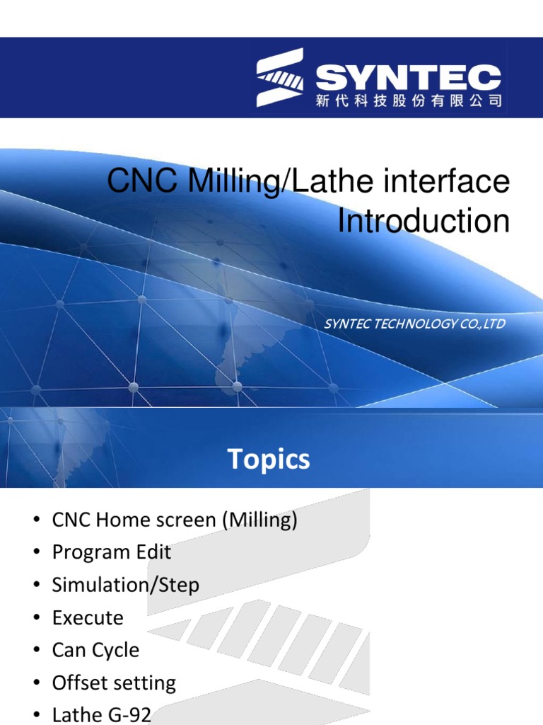 CNC Interface Preparation Before Machining | PDF | Numerical Control ...