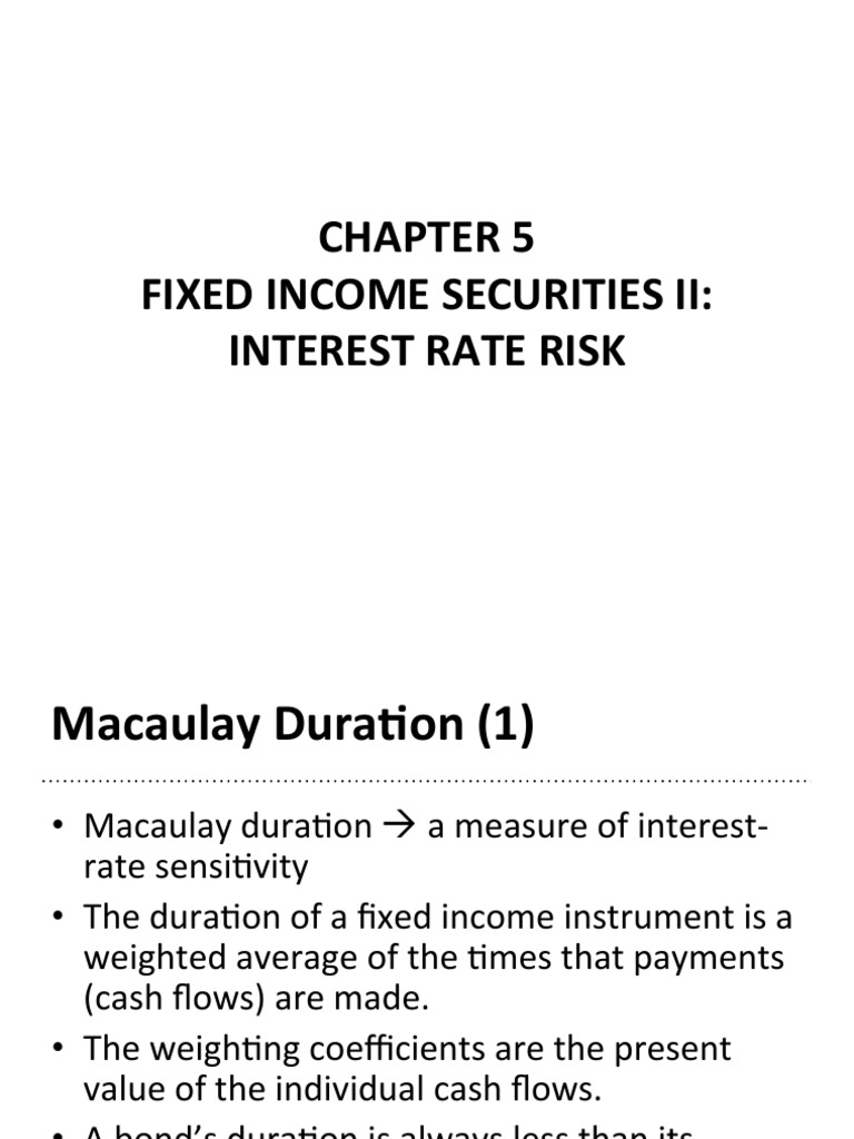 Fixed Income Securities | PDF | Bonds (Finance) | Yield (Finance)