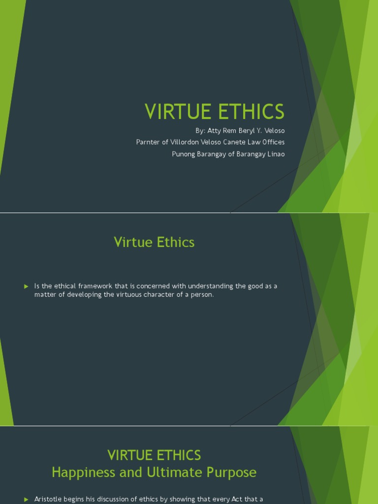 Virtue Ethics | PDF | Virtue Ethics | Virtue
