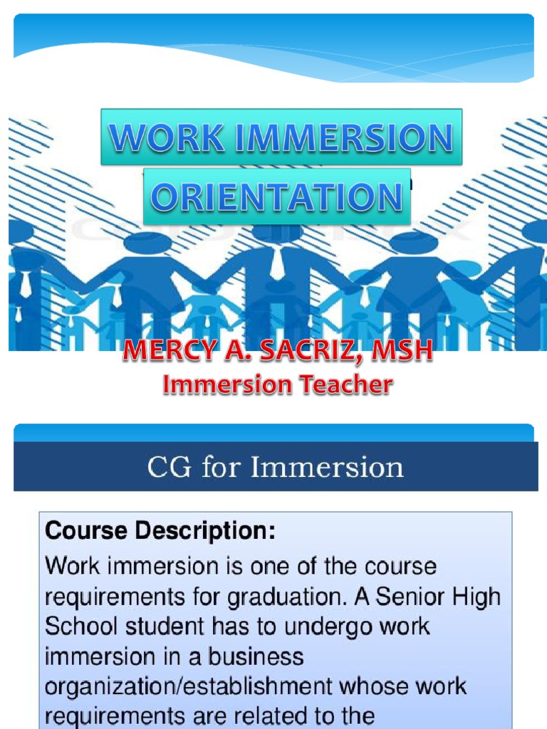 Understanding Work Immersion vs OJT | PDF