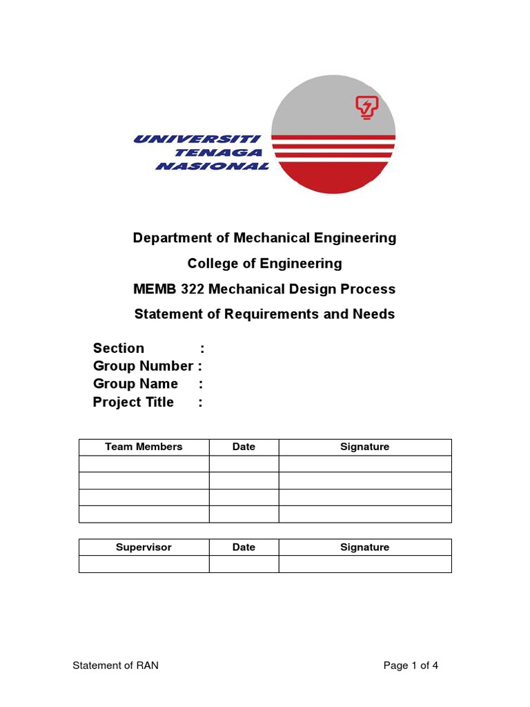 Statement of RAN - A1 | PDF