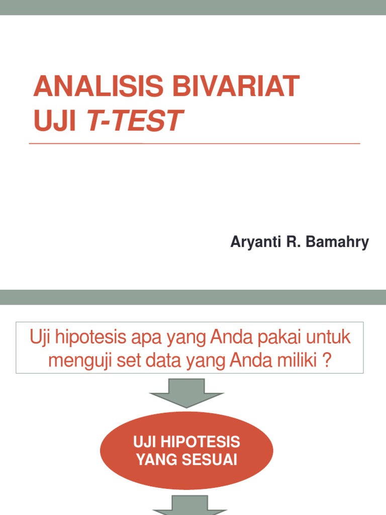 Uji T-Test | PDF