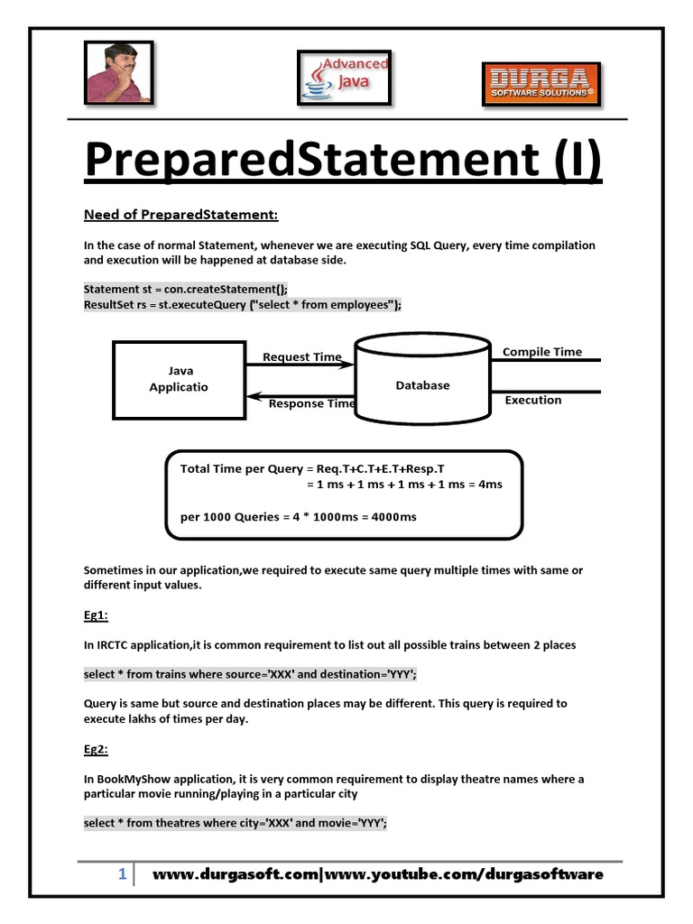Complete Jdbc Programming Part 2 Pdf Pdf Parameter Computer Programming Databases 