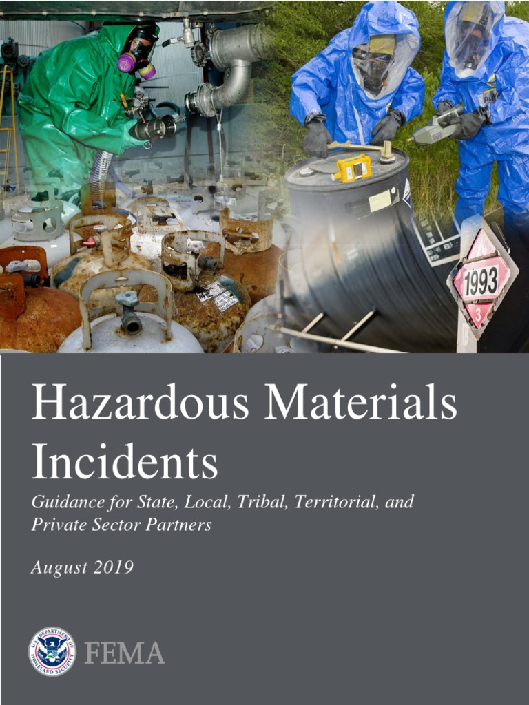 Hazardous Materials Incidents PDF | PDF | Personal Protective Equipment ...