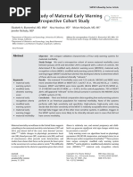 Modified Early Obstetric Warning Score MEOWS MID33 AO13 v6.1 | PDF ...