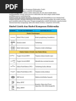 Simbol dan Fungsi Komponen Listrik | PDF