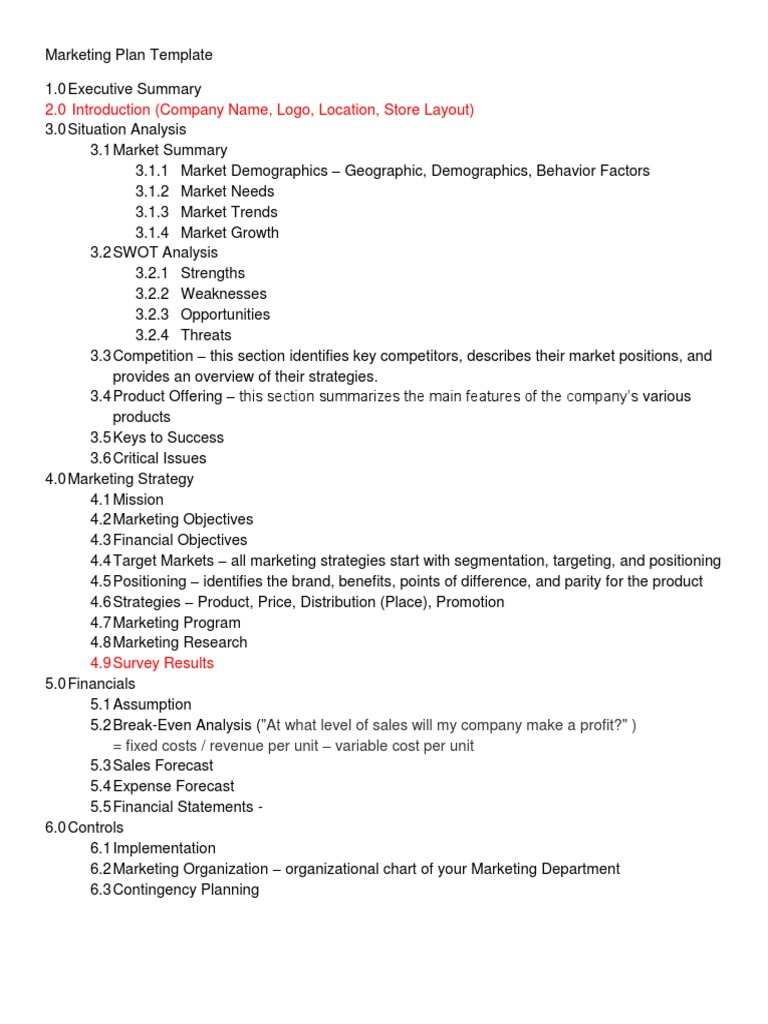 Free International Marketing Plan Template | PDF | Career & Growth ...