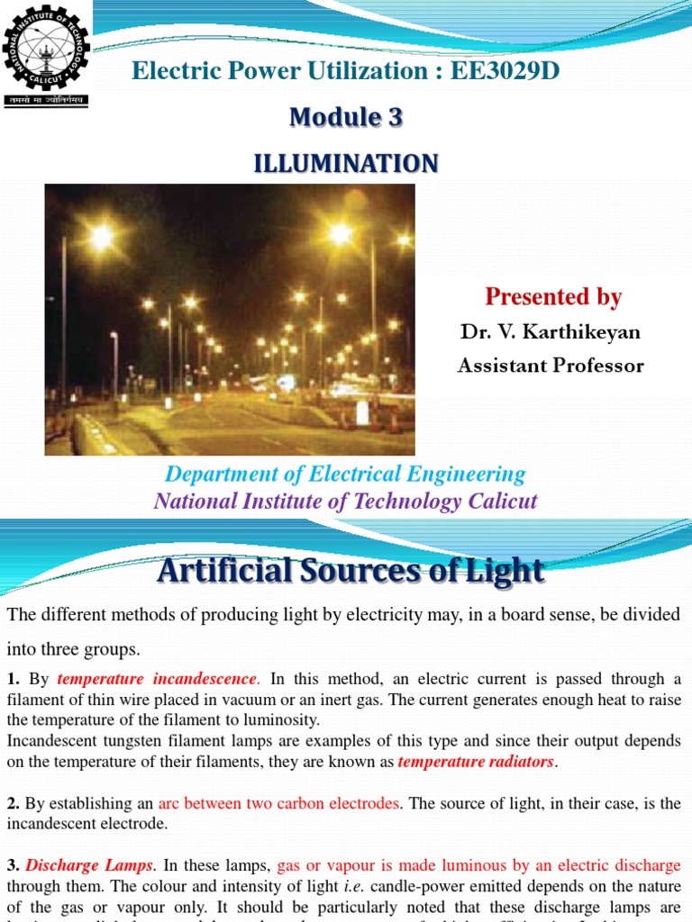 Illumination and Lamps | PDF | Incandescent Light Bulb | Fluorescent Lamp