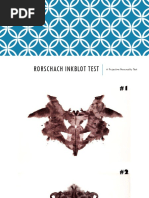 Rorschach Ink-Blot Test | PDF | Behavioural Sciences | Psychology
