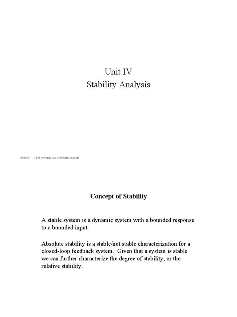 Stability Analysis of Dynamic Systems | PDF | Stability Theory ...