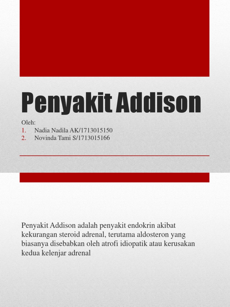 Penyakit Addison | PDF | Kesehatan Holistik