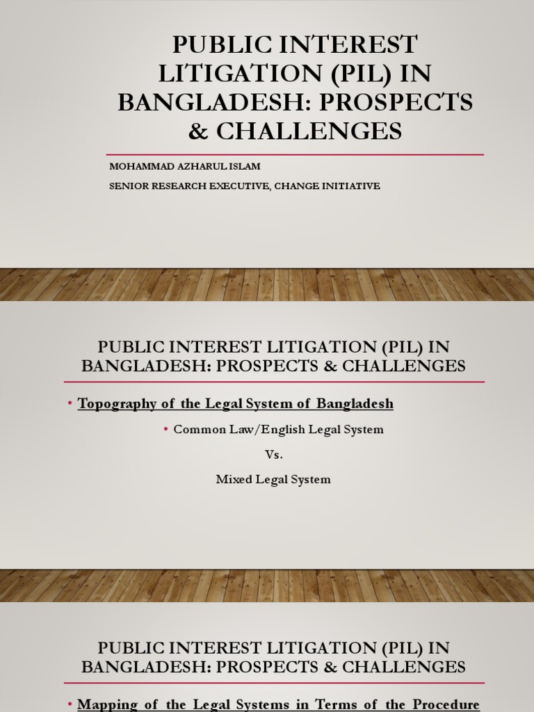 Public Interest Litigation in Bangladesh | PDF