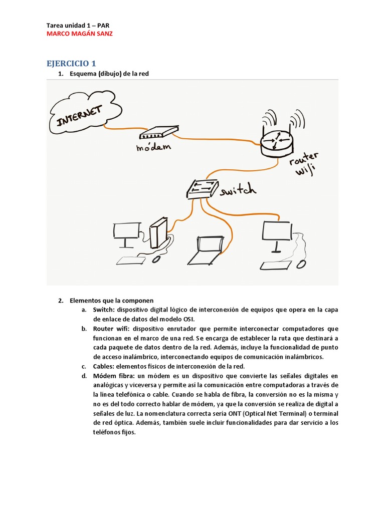 Esquema de Red y Protocolo IPv4 | PDF | Protocolos de internet | Red de ...