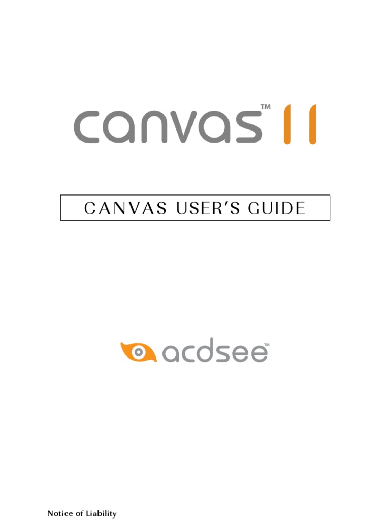 Canvas 11 User Guide | PDF | Image Scanner | Software