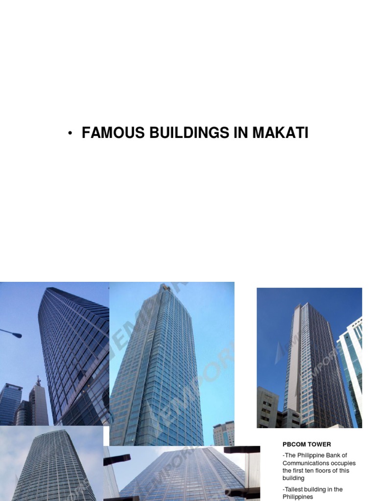 Famous Local Building | PDF | Companies Listed On The Philippine Stock ...