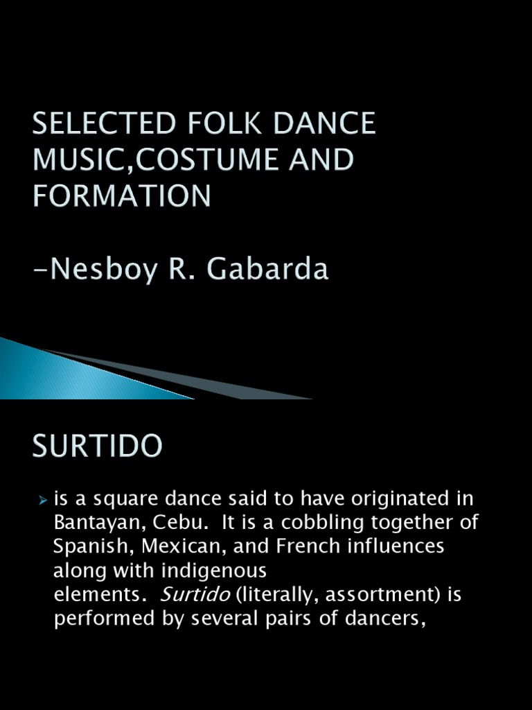 Selected Folk Dance Musiccostume and Formation | PDF | Waltzes | Dances