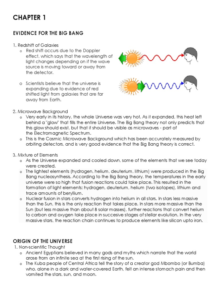 Chapter 1 Earth Science | PDF | Universe | Big Bang