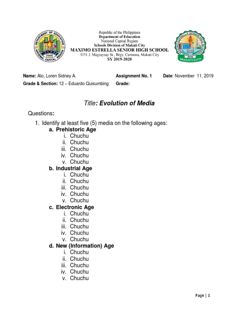 MIL Assignment Format | PDF | Communication | Epistemology