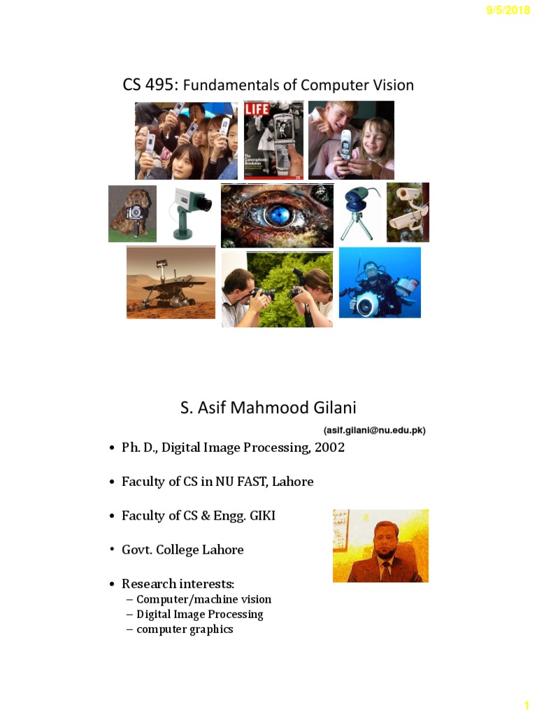 Fundamentals of Computer Vision | Download Free PDF | Computer Vision ...