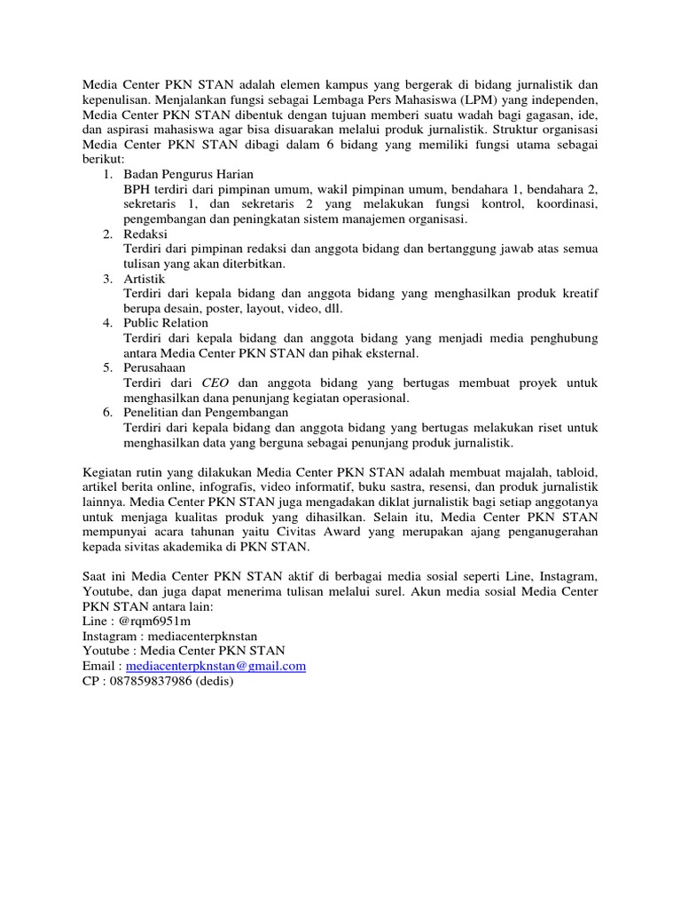 Contoh Liputan Fix | PDF