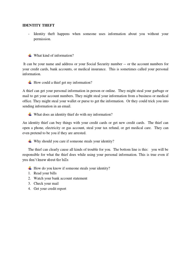 Identity Theft | PDF | Identity Theft | Cyberspace