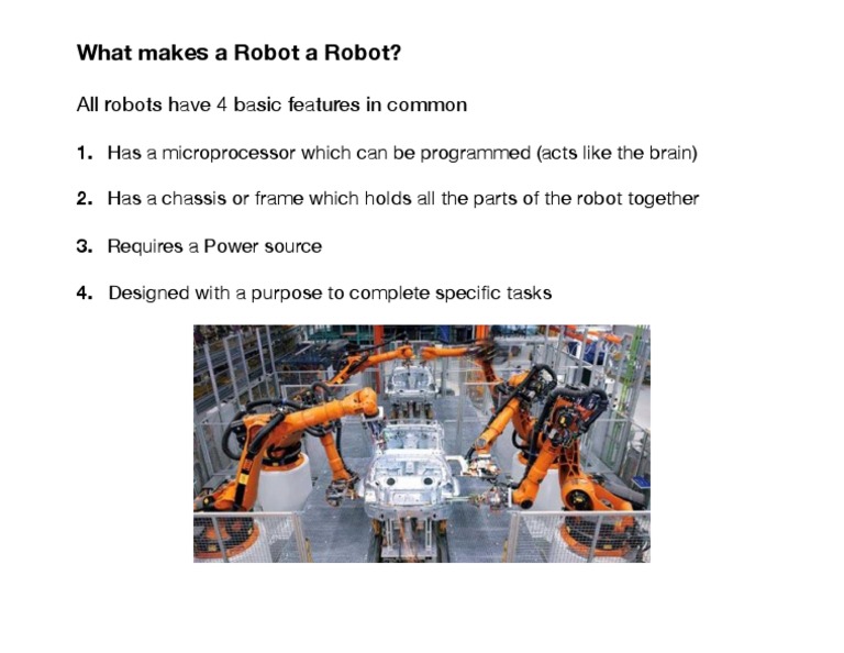 Robot Introduction Tij1o0 2019-2020 | PDF | Computers