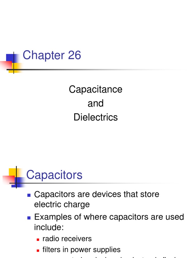 Capacitance and Dielectric | PDF | Capacitor | Series And Parallel Circuits