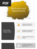 Mixtures Grade 6 Science | PDF | Mixture | Solution