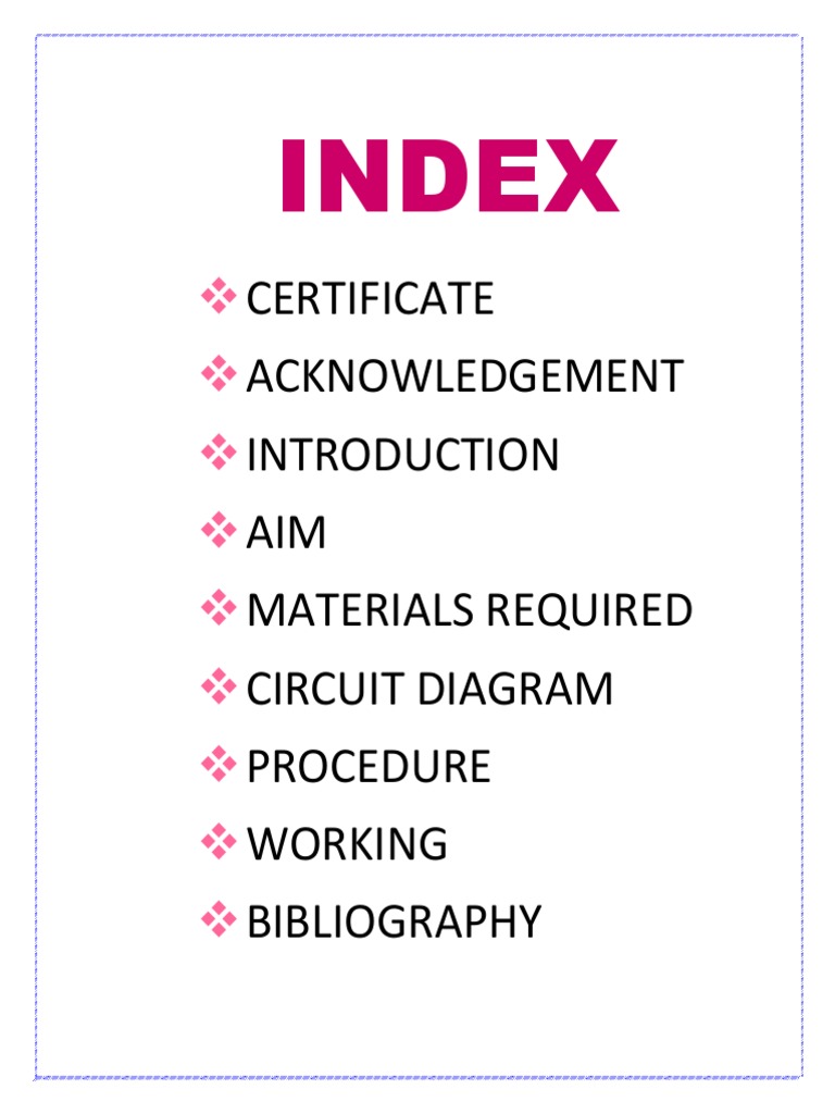 Index: Certificate Acknowledgement AIM Materials Required Circuit ...