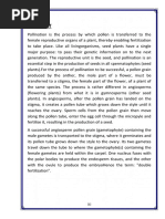 Pollination Class 12 Biology Project | PDF | Pollination | Pollinators