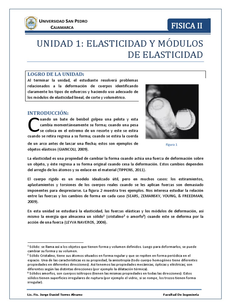 Modulo de Elasticidad | Descargar gratis PDF | Elasticidad (Física ...