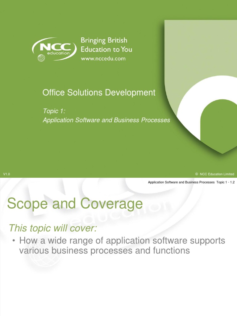 OSD Topic 1 | PDF | Application Software | Software