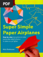 Suzanne Glider Paper Airplane Guide | PDF