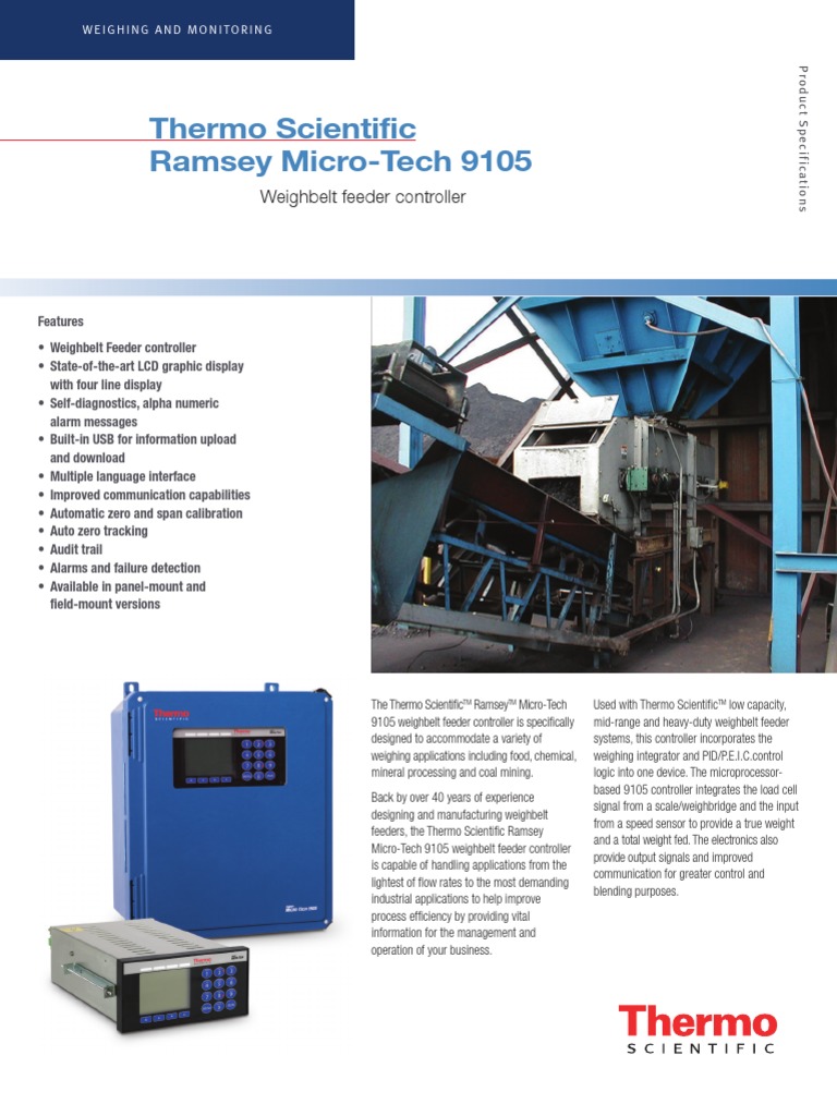 Ramsey Micro-Tech 9105 Feeder Controller - EN PDF | PDF | Input/Output ...