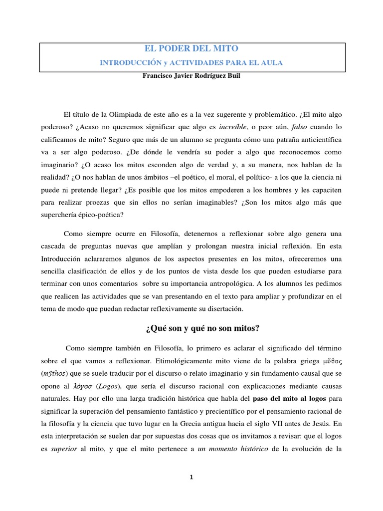 El Poder Del Mito | PDF | Perséfone | infierno