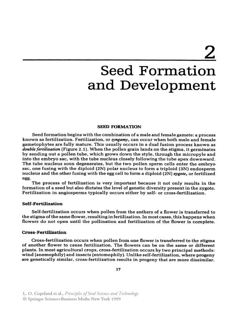 Seed PDF | PDF | Fertilisation | Horticultural Techniques