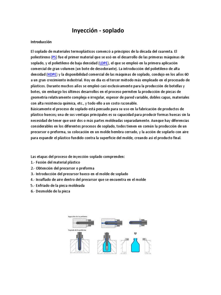 Co-Inyección e Inyectosoplado | PDF | Botella | Aluminio