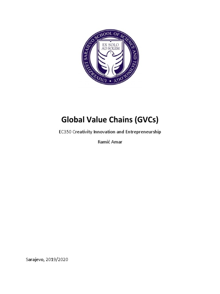 GVC-Global Value Chain Overview | PDF | Value Chain | Economics