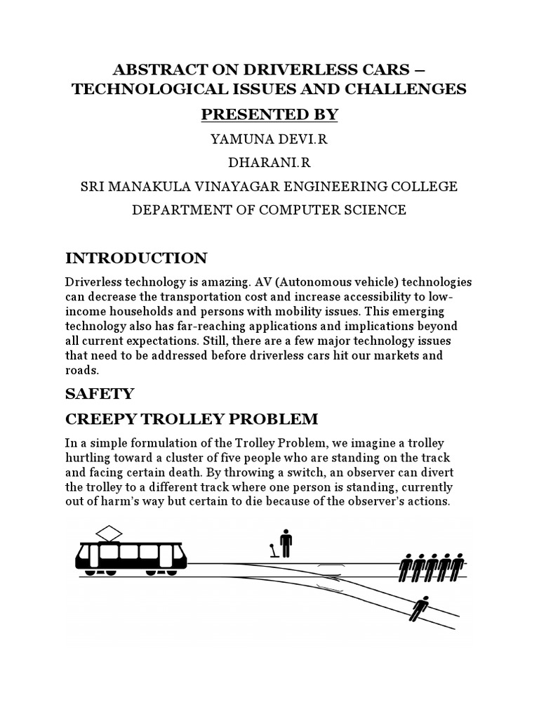Challenges of Driverless Cars | PDF | Car | Transport