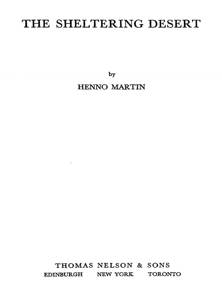 The Sheltering Desert | PDF | Desert | Cattle