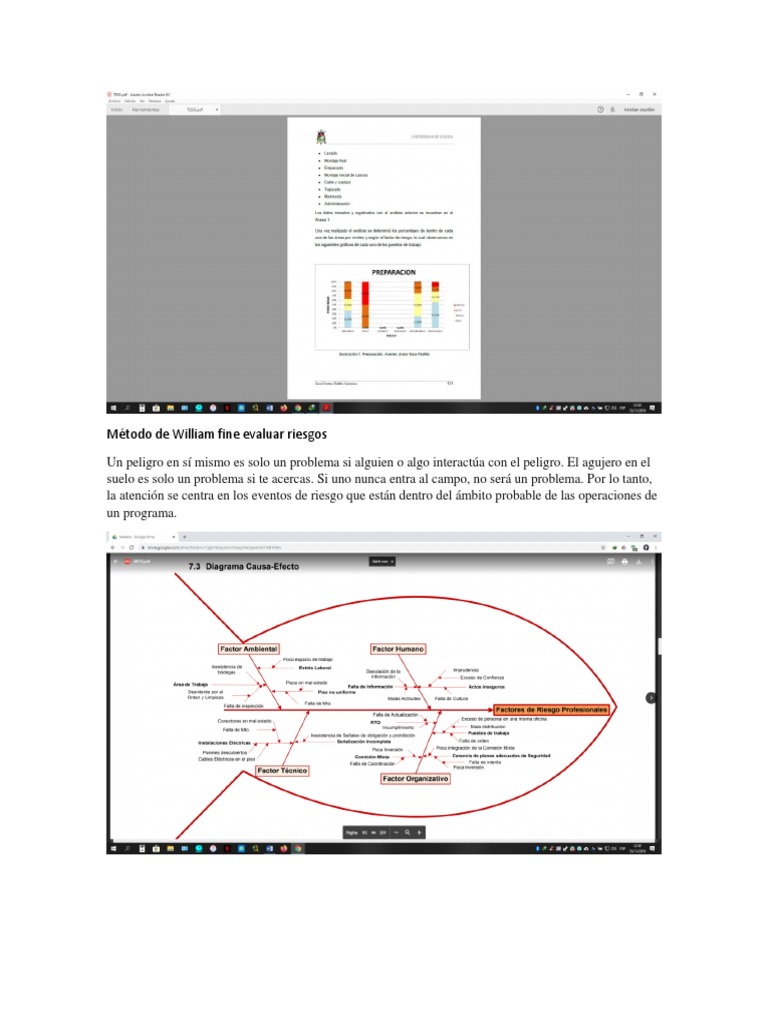 Método de William Fine Evaluar Riesgos | PDF