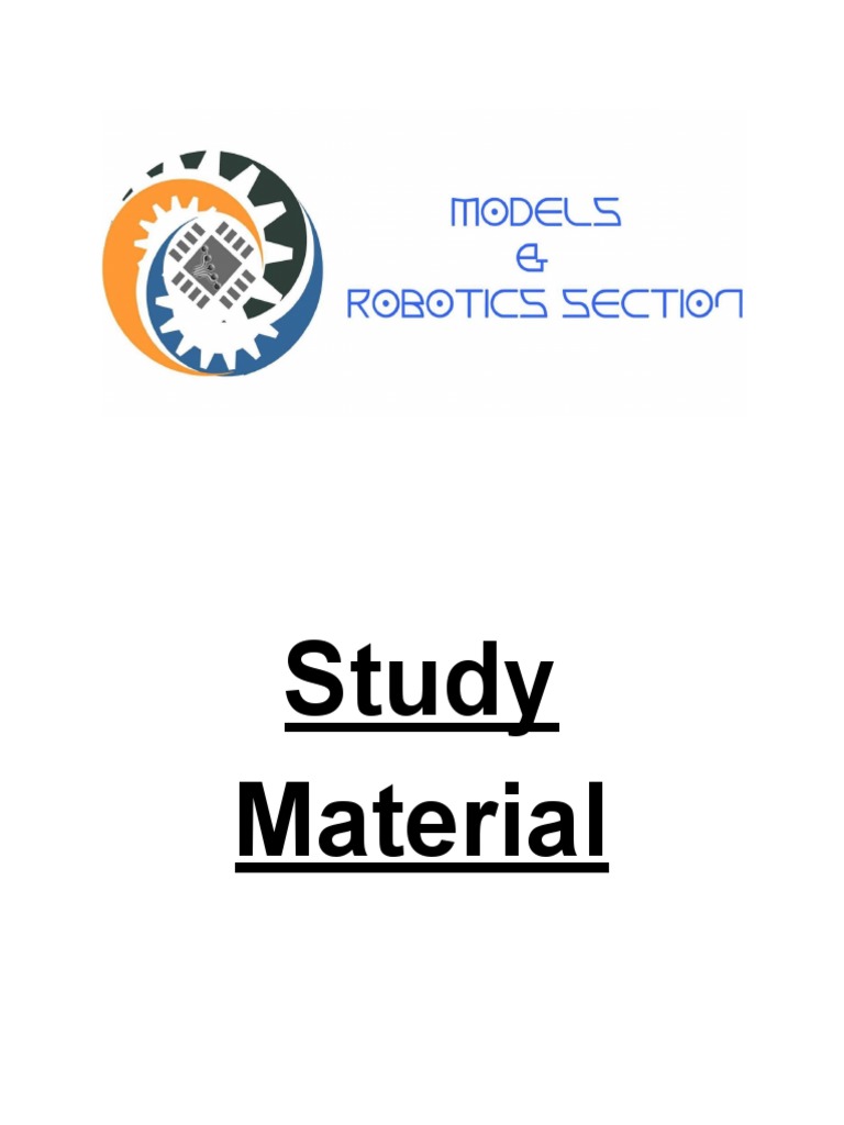 Robotics Study Material Overview | PDF | Gear | Belt (Mechanical)