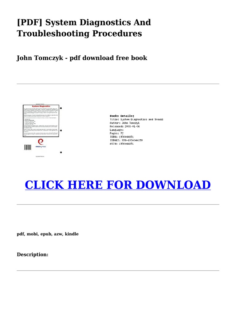 356 System Diagnostics and Troubleshooting Procedures | PDF | Books | E ...