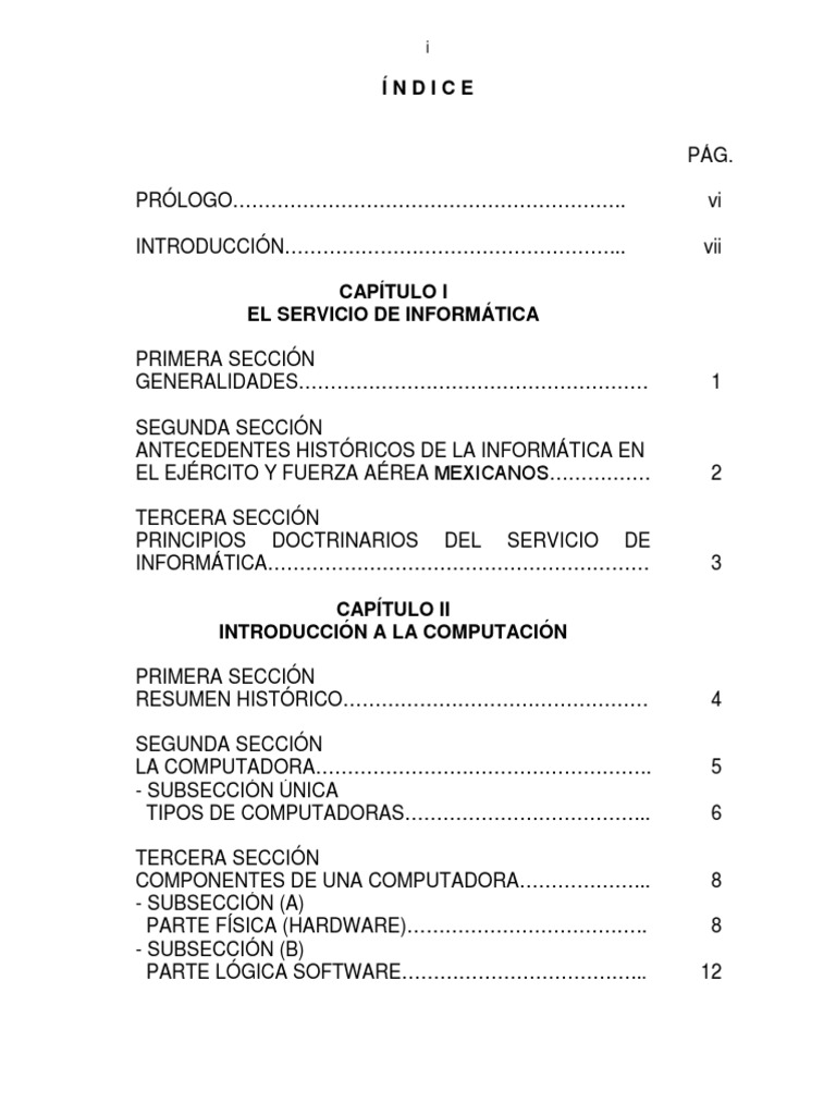 Manual de Aspectos Técnicos de Informatica | PDF | Lenguaje de ...