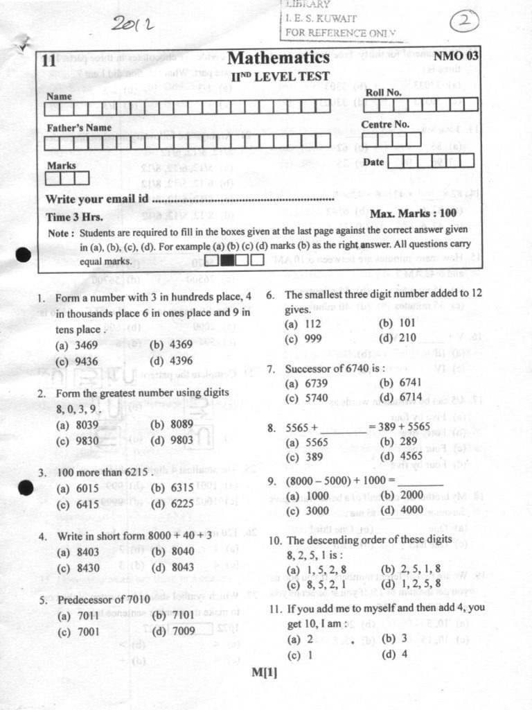 Class 3 Level 2 | PDF