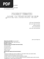 Proiect Didactic Animalele Domestice | PDF