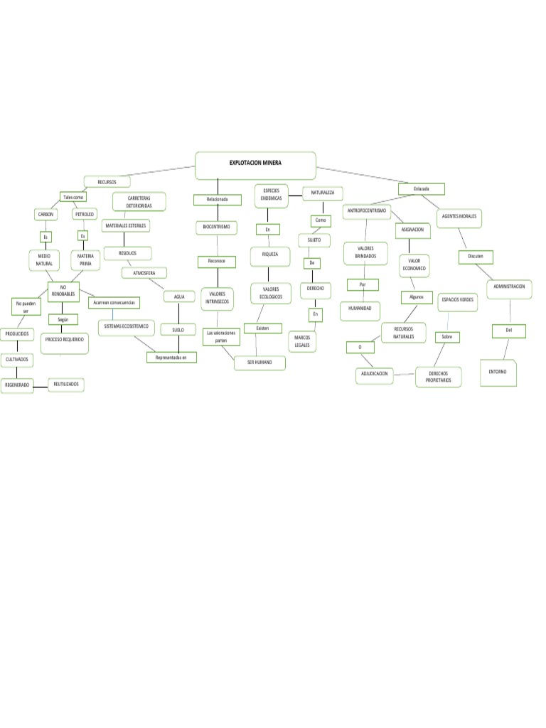 Mapa Conceptual Medio Ambiente | PDF | Entorno natural | Naturaleza