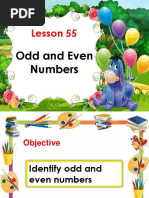 Detailed Lesson Plan in Mathematics 3 Odd and Even Number | PDF ...